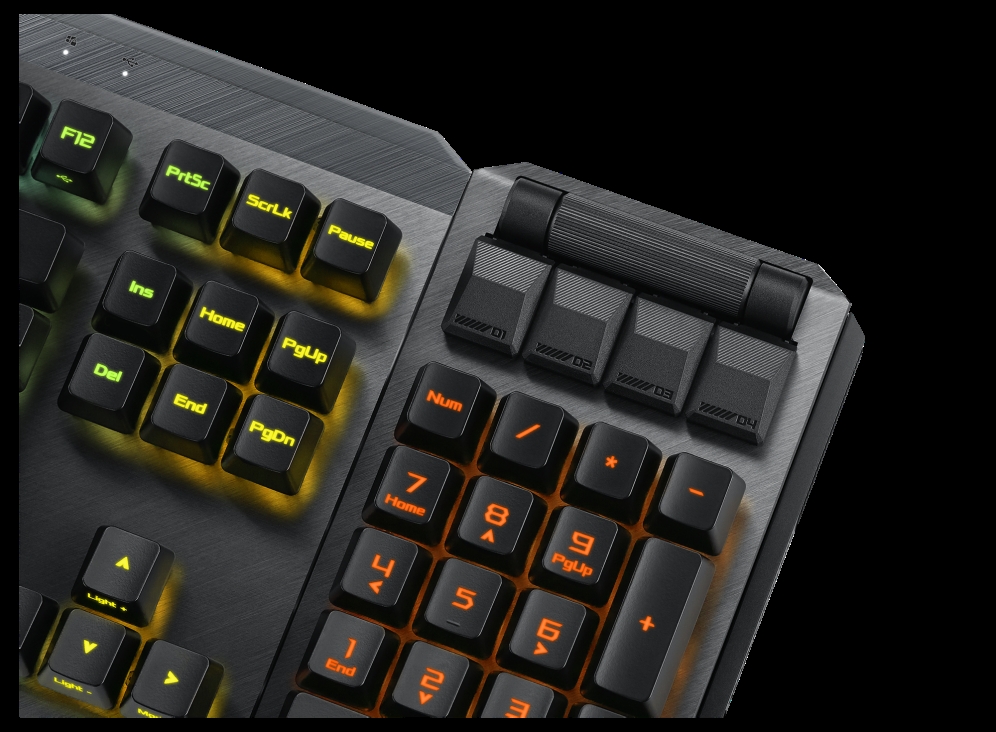 ASUS ROG Claymore II Wireless Gamingtastatur w. ROG RX Optical Switches ...